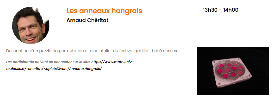 JAIME – Anneaux hongrois – Pierre Carrée